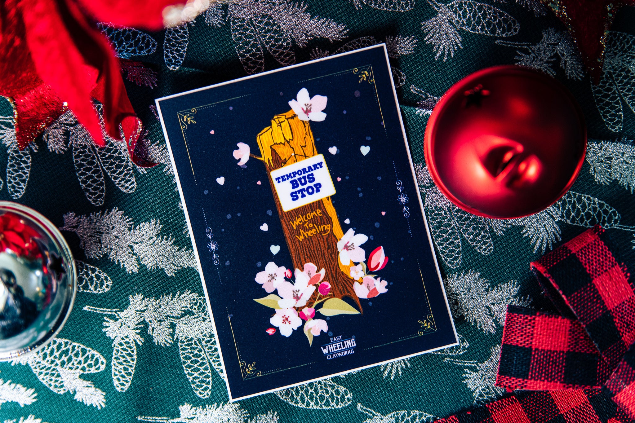 Temporary Bus Stop Sticker | East Wheeling Clayworks